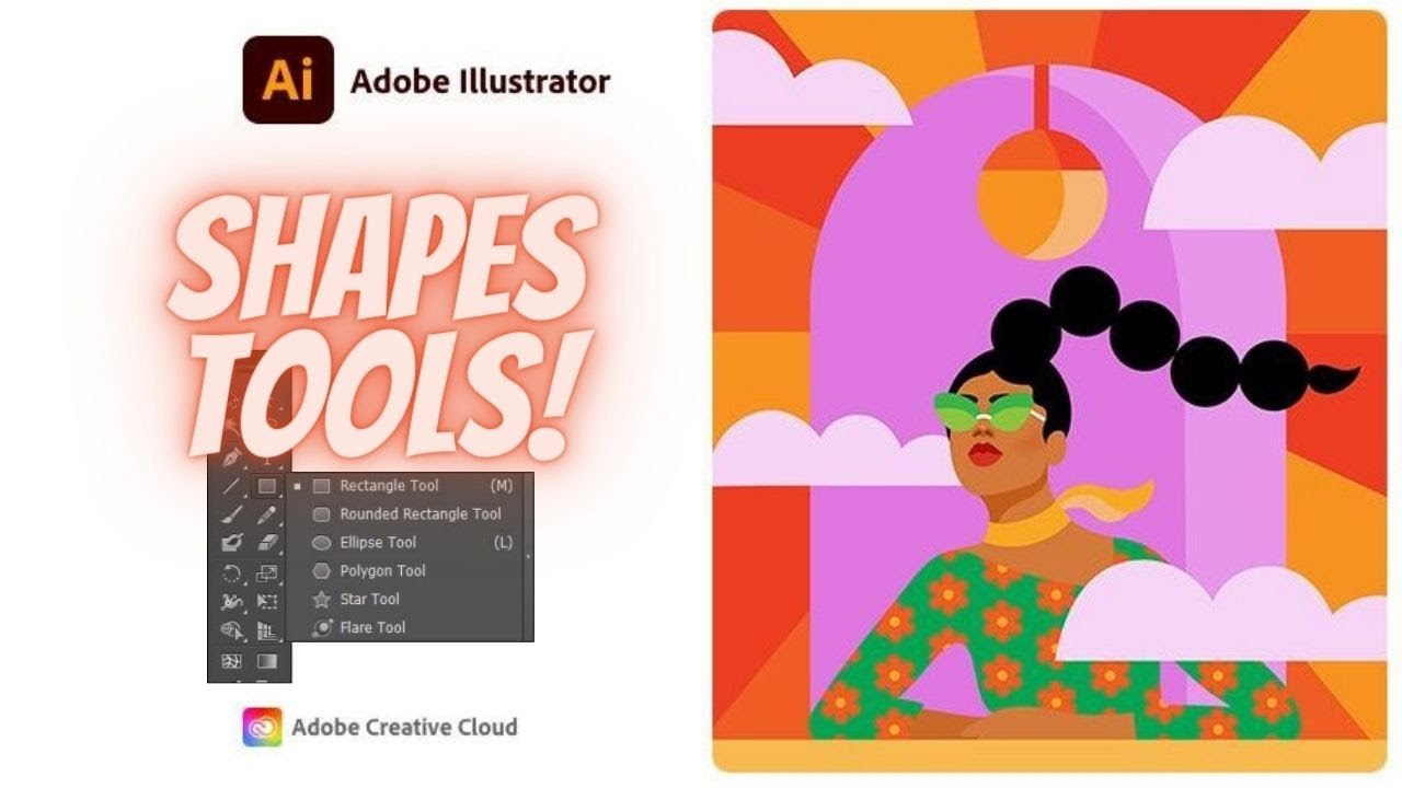 Rectangle tools, Rounded Rectangular tool, Polygon tool, Star tool, Flare tools how to use ...