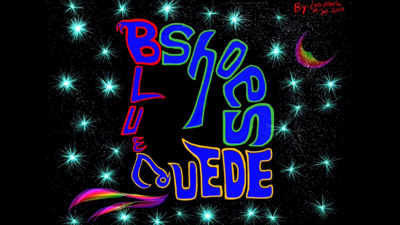 Blue suede shoes Drawing - YouTube