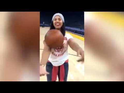 Ayesha Curry Playing Basketball Compilation Mrs Steph 'Chef' Curry ...