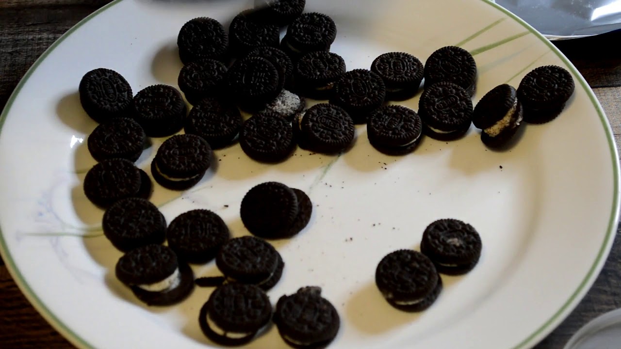 OREO Mini Chocolate Sandwich Cookie Go Packs Food Review - YouTube