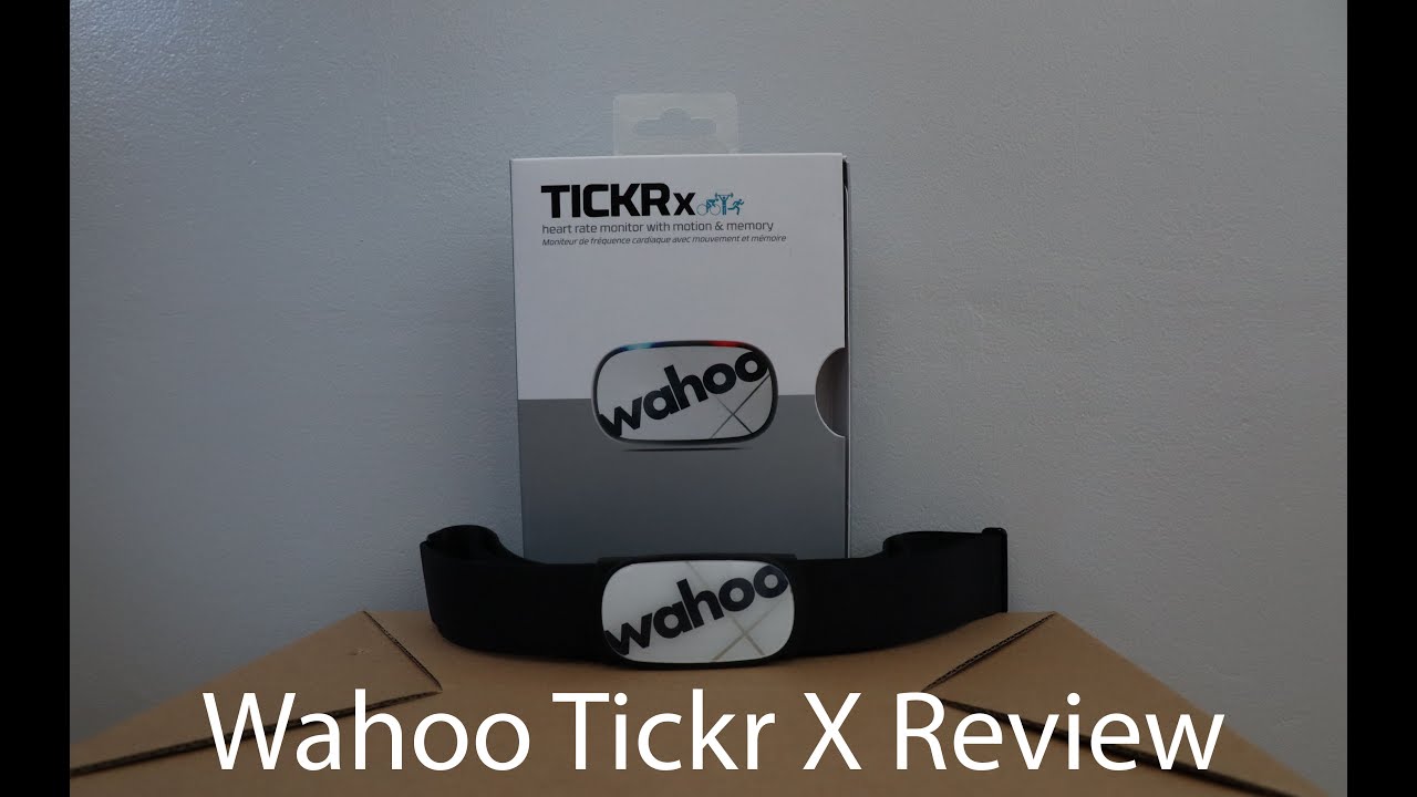 Wahoo Tickr X 2020 Heart Rate Strap Review - YouTube