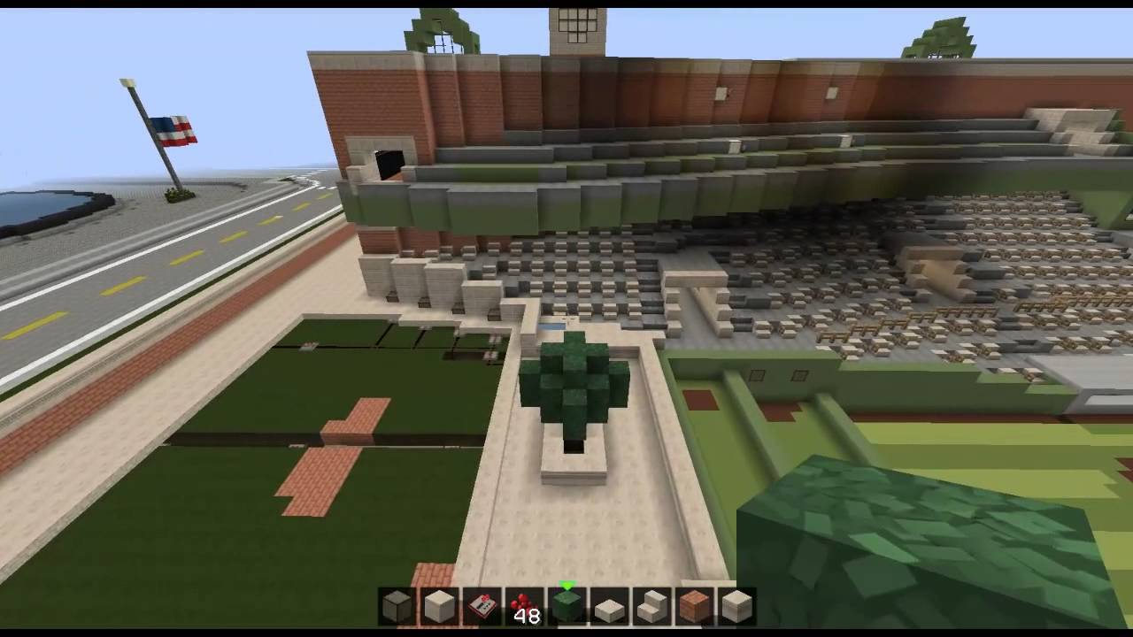 Minecraft Creations | Baltimore Orioles Stadium - Part 6 - YouTube