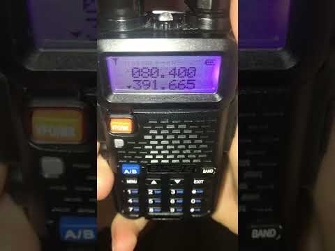 Tetra Airwave Police 391,665 MHz Baofeng UV5r encrypted - YouTube