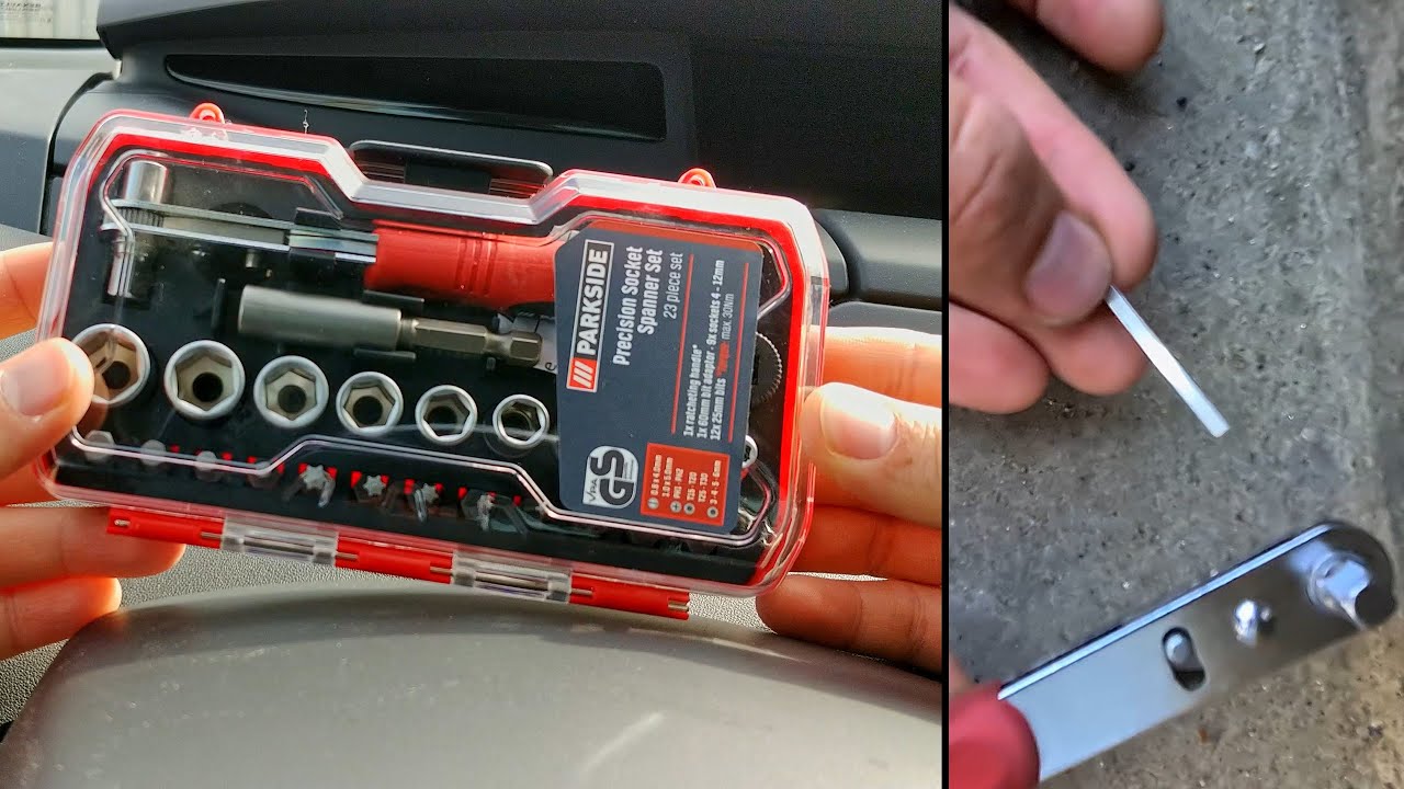 Parkside - Precision Socket Spanner Set 23 pieces (Unboxing + Ratchet ...
