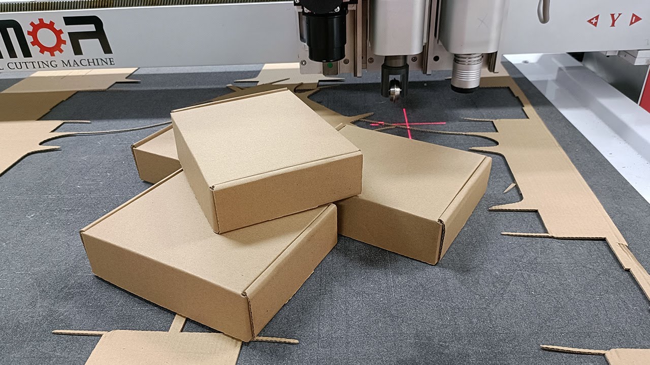 Custom Corrugated Box Making Machine | Corrugated Cardboard Cutting ...