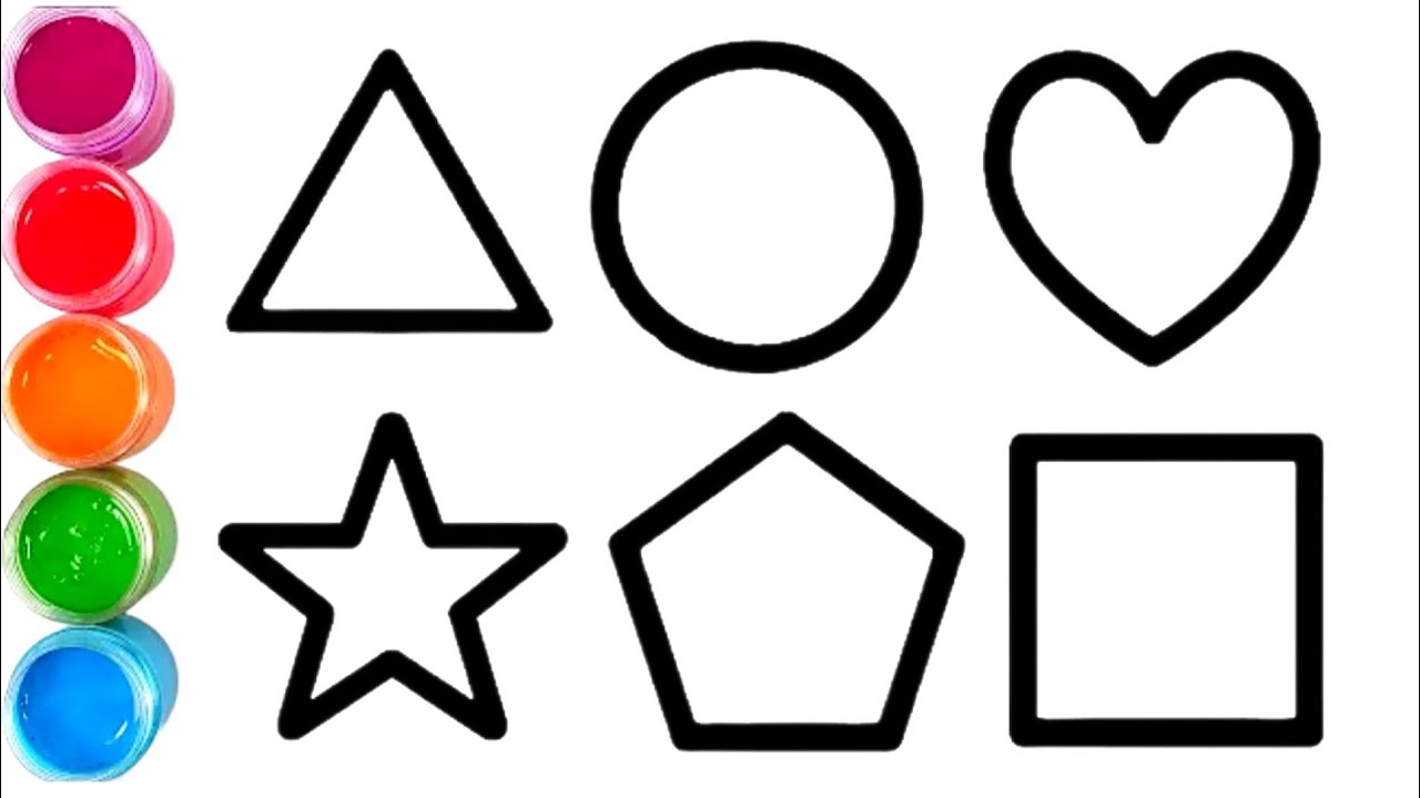 Art for kids hub |Learn Shapes Drawing,Circle drawing,Star drawing ...