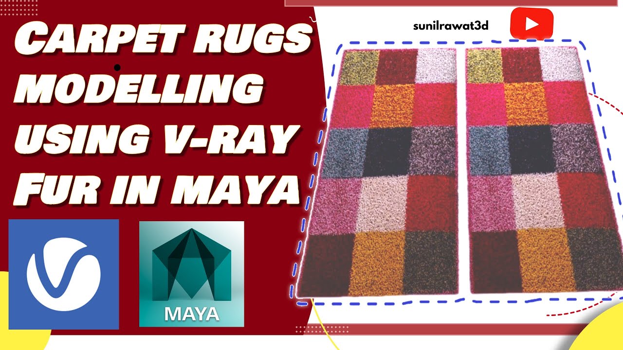 How to Make Rug Carpet in Maya | Carpet (rugs)modelling in maya using ...