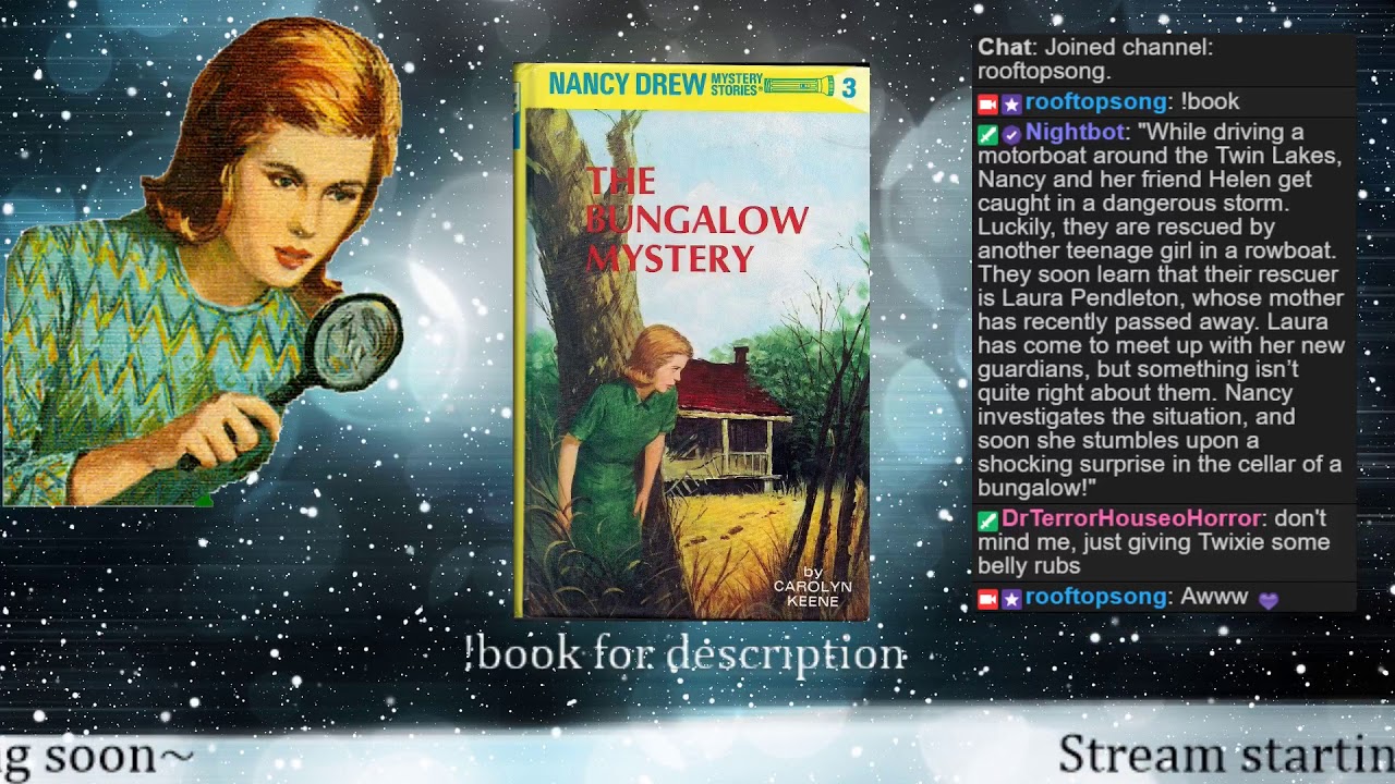 Reading Stream: Nancy Drew #3 (Part 2) - YouTube