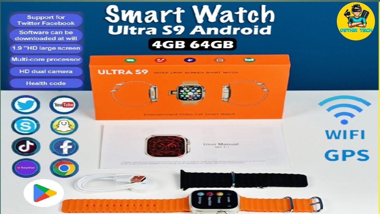 S9 Ultra Android Smartwatch - Unboxing & First Impressions!| s9 ultra ...