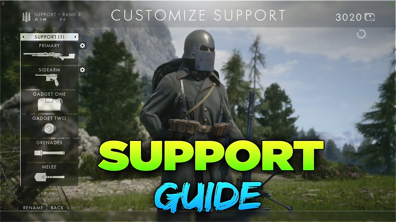 BF1 - Support Guide - How To Play Support - YouTube