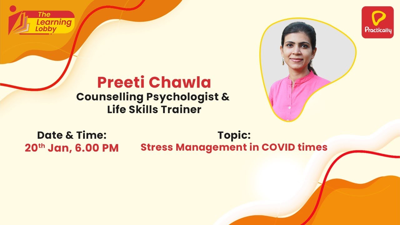 Stress Management in COVID times by Preethi Chawla - YouTube