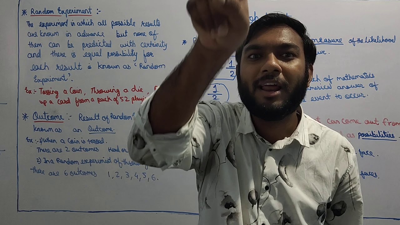 AMBITION STUDY CENTRECH 5, PROBABILITY PART 1,MATHS 1, 10 STATE, RISHI SIR - YouTube