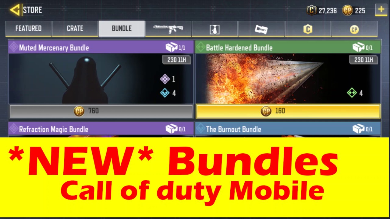 Call of Duty Mobile | How to get *NEW* bundles - YouTube