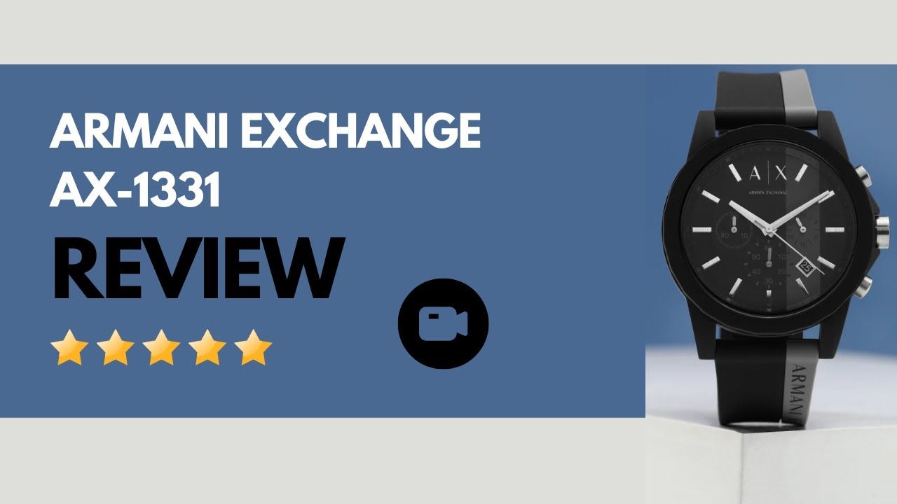 Armani Exchange AX-1331 Unboxing and Review - YouTube