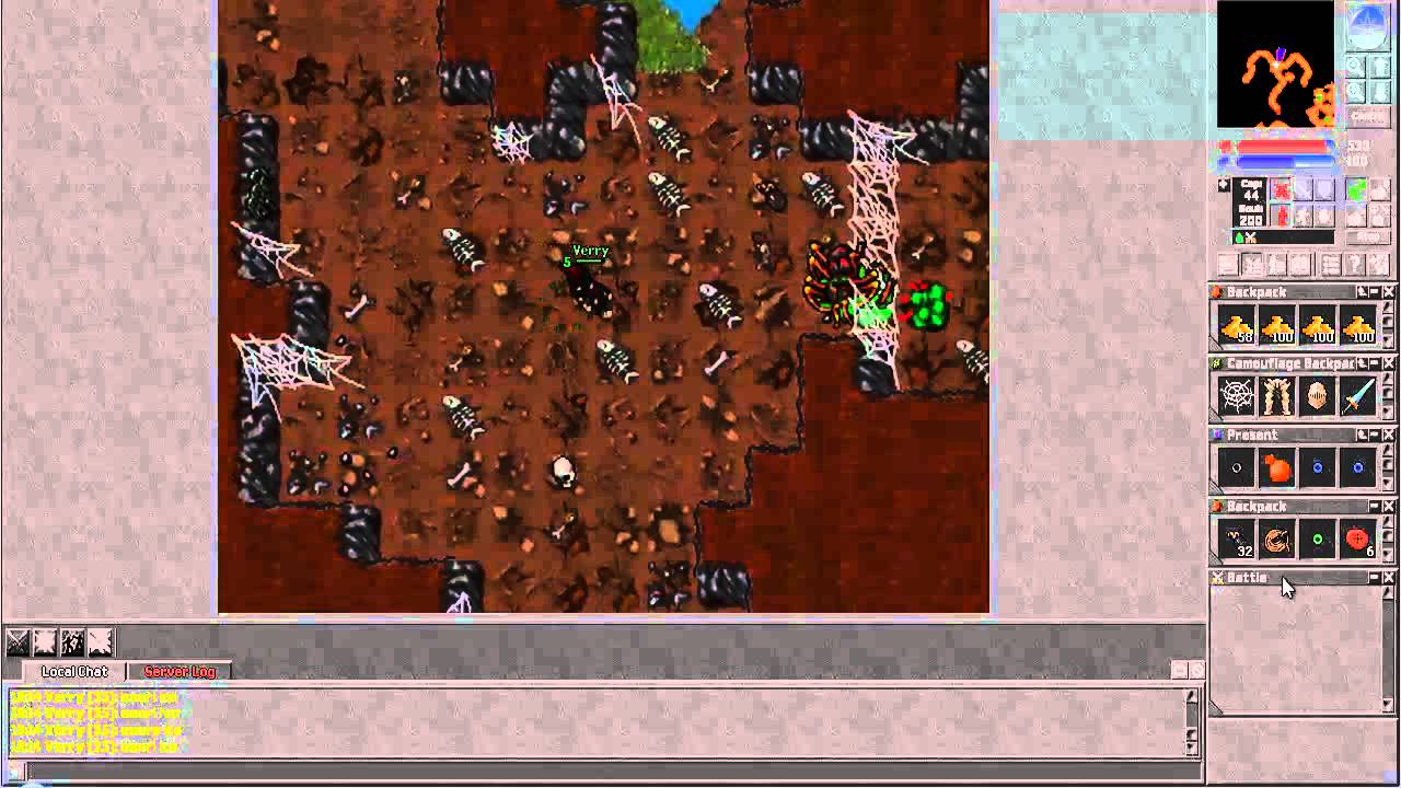 Tibia (Low-Mid Level Characters #7) - Level 35 Knight solos Crusader ...