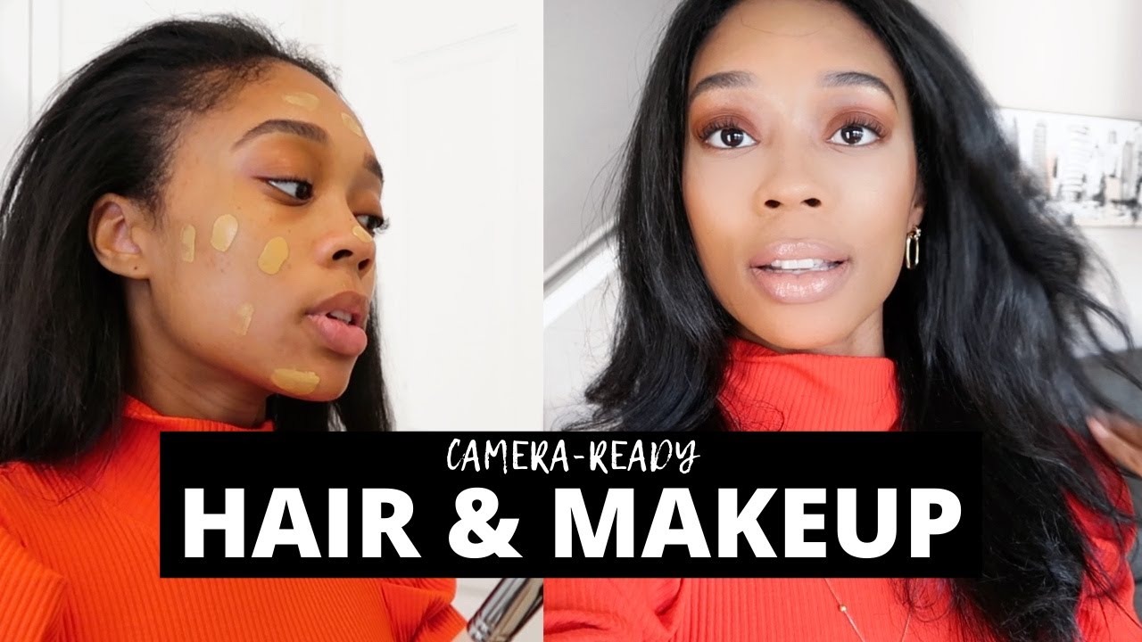 GET CAMERA-READY WITH ME: Full Hair & Makeup Routine - YouTube