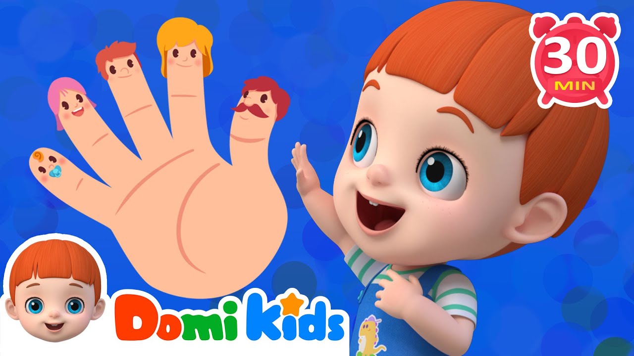 Finger Family ️Baby Loves Family + More Domikids Nursery Rhymes For ...