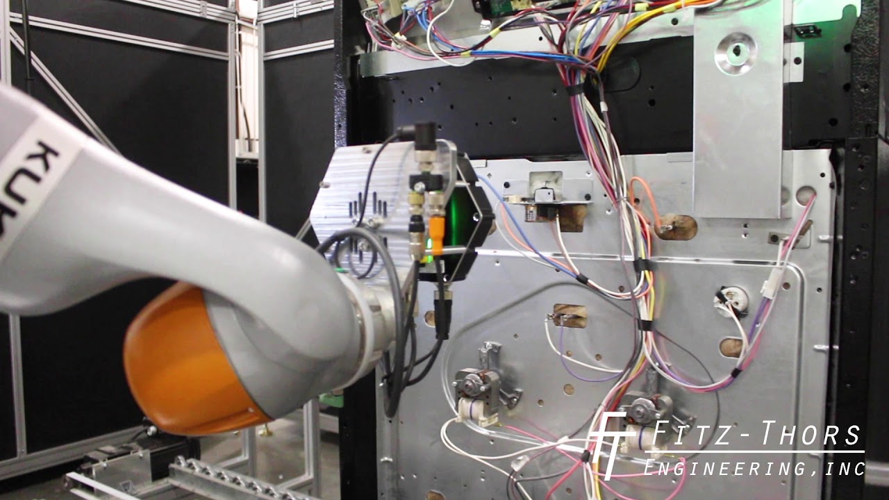 Robotic wiring inspection Kuka iiwa - YouTube