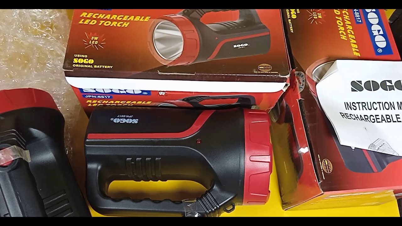 Sogo Torch Light JPN 8817 Unboxing & Review 2023 - YouTube