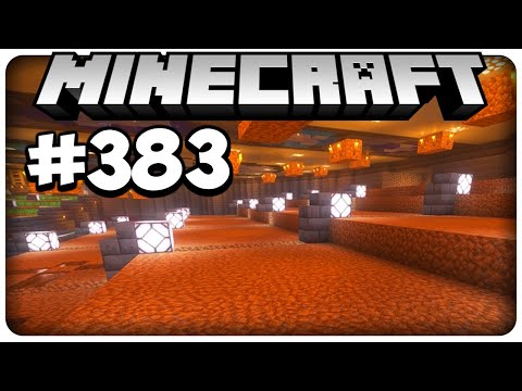 Let's Play Minecraft #383 - Minecraft Weizen Farm 2.0 Die Beleuchtung der Wasser-Kanäle