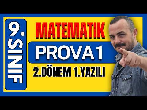 9.Sınıf Matematik 2.Dönem 1.Yazılı Provası