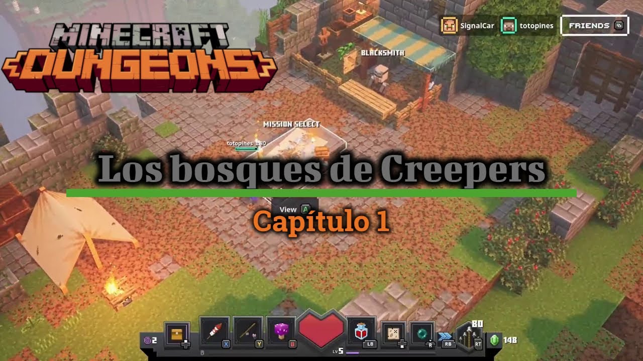 Minecraft Dungeons | Los bosques de Creepers! | Gameplay Español - YouTube
