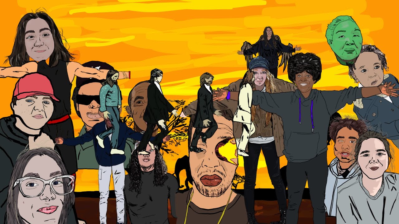 Set 4 of Cartoon Characters - YouTube