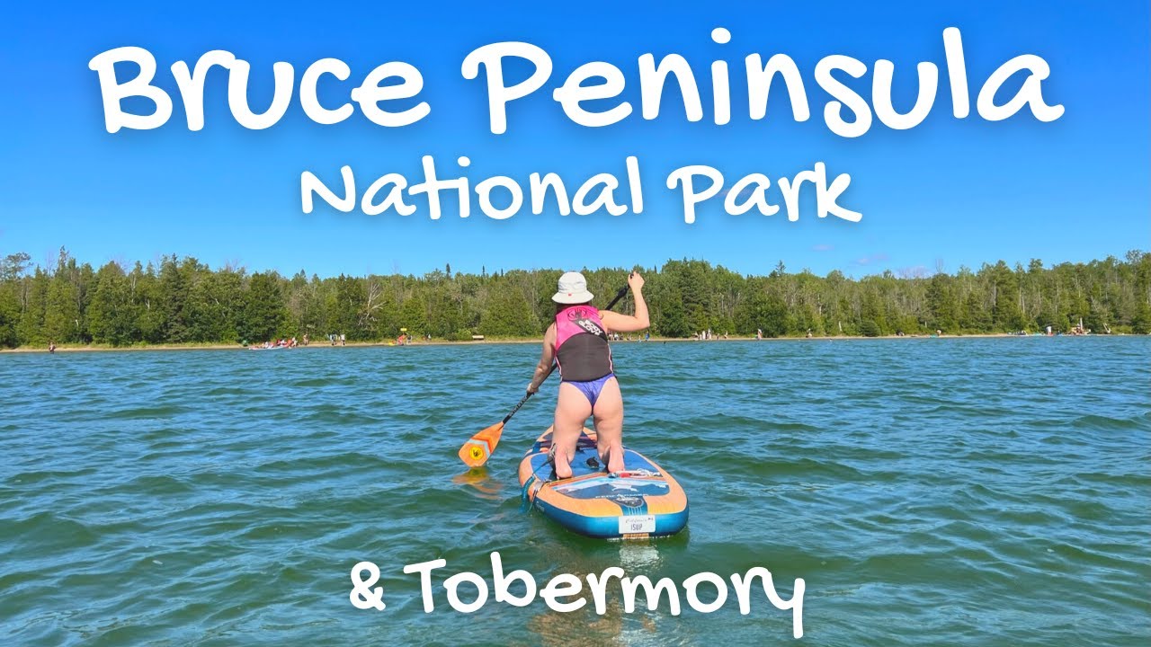 BRUCE PENINSULA NATIONAL PARK | Camping at Cyprus Lake | Exploring ...