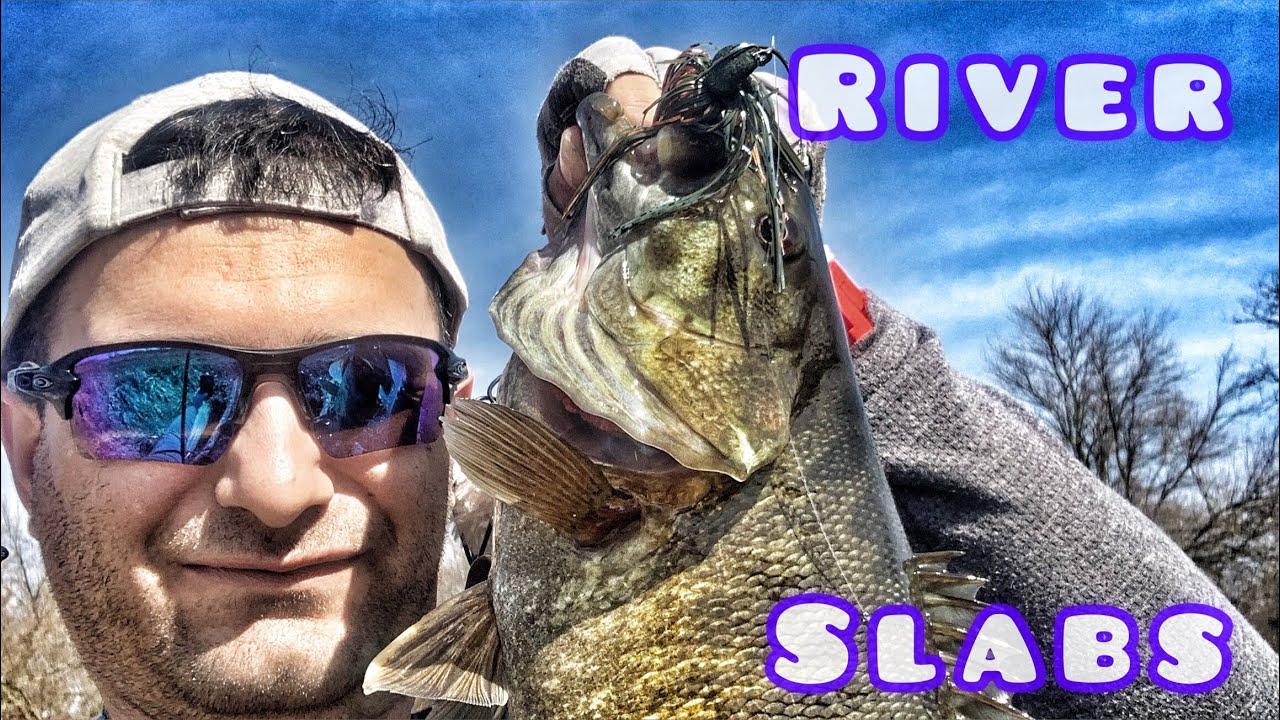Pre Spawn River Smallmouth fishing - YouTube