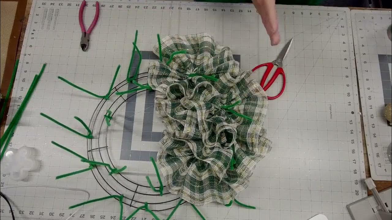 How to Make a Victorian Christmas Wreath Tutorial - YouTube