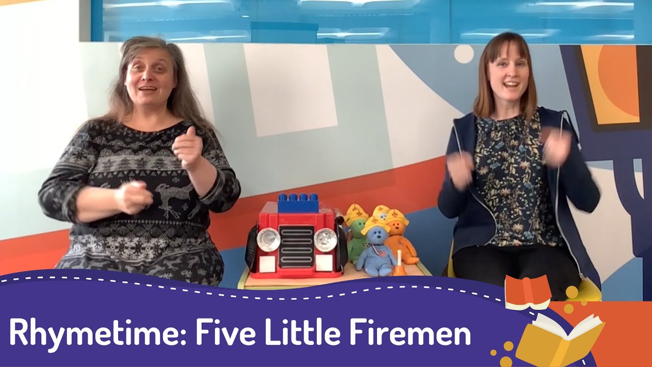 Makaton Rhymetime: Five Little Firemen - YouTube