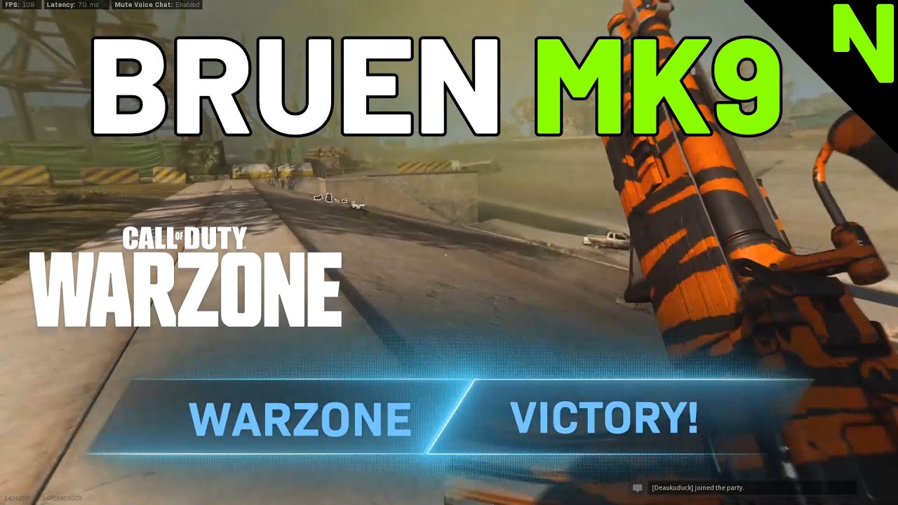 How to use the BRUEN MK9 effectively in CALL OF DUTY: WARZONE - YouTube