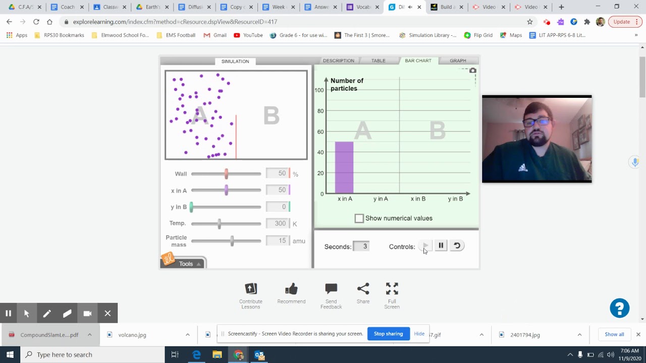 Diffusion Gizmo 6th Grade Science - YouTube