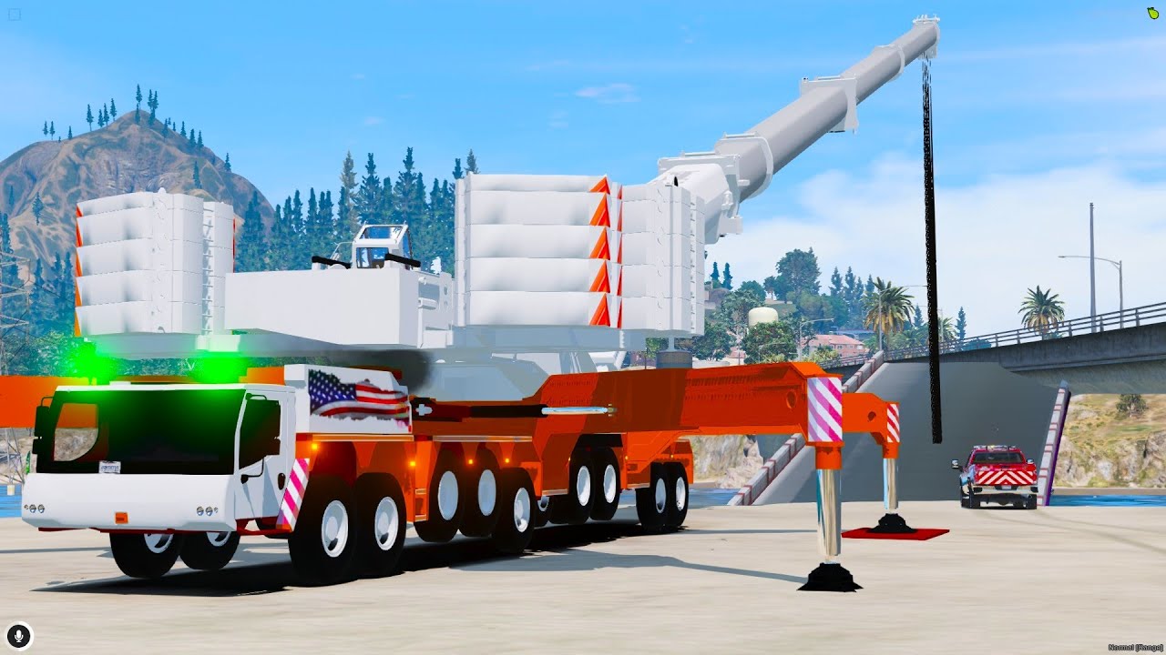 Massive Bridge Building Construction Project in GTA 5 RP! - YouTube