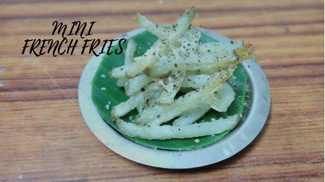 WORLD SMALLEST FRENCH FRIES!!!!! - YouTube