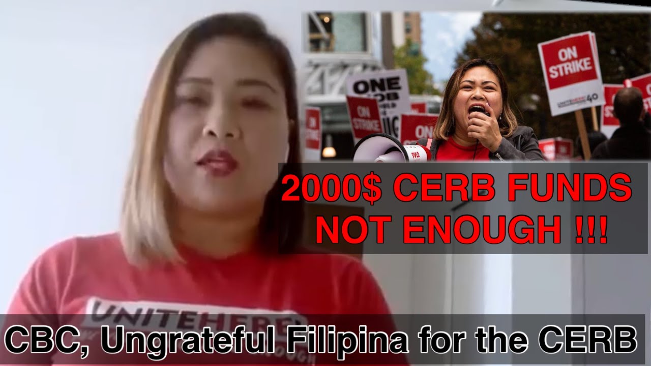 CBC , UNGRATEFUL FILIPINO FOR THE CERB | CBC NEWS - YouTube