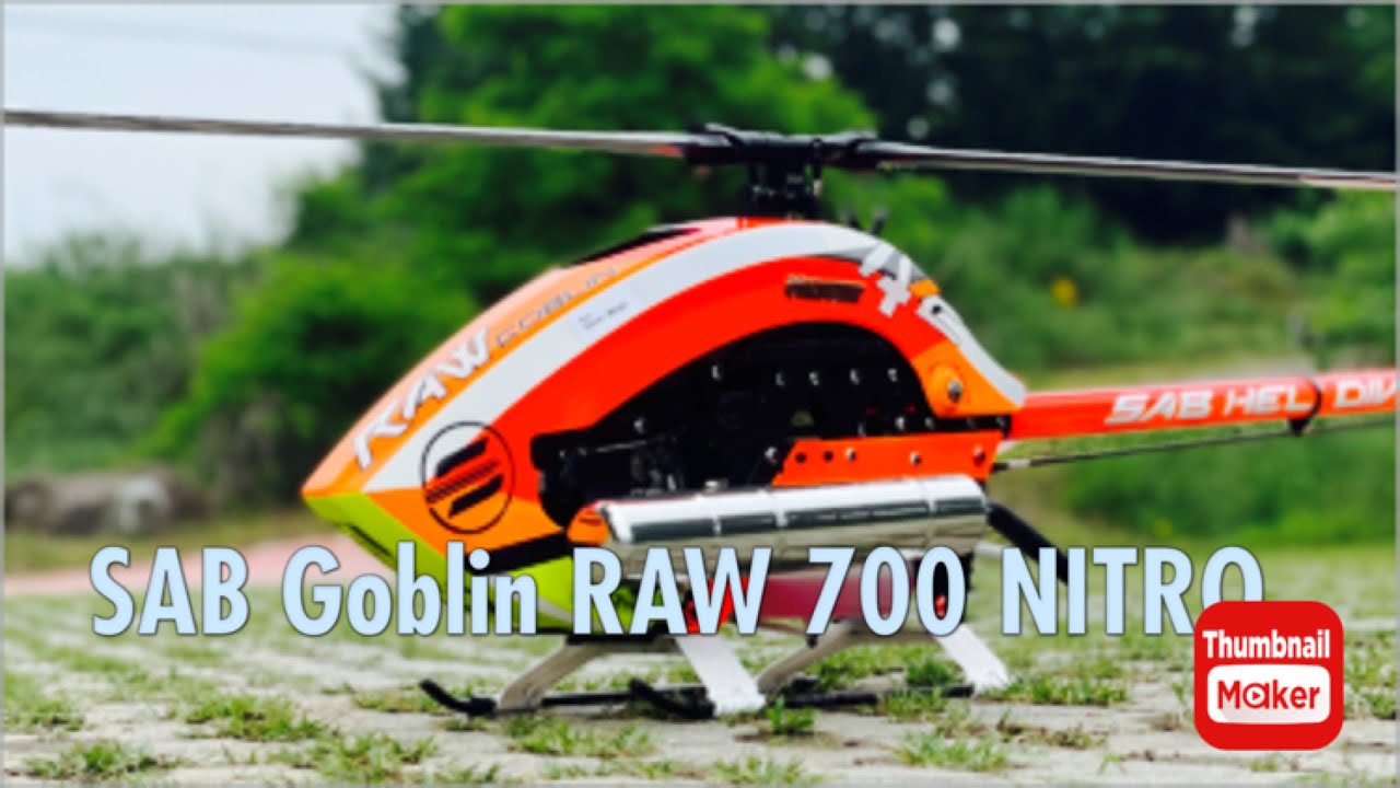 SAB Goblin RAW 700 Nitro - YouTube