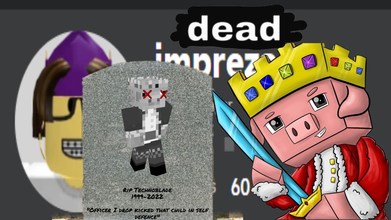 My Reaction To Technoblades Death Warning Very Sad Youtube 1220