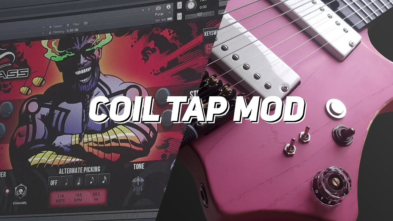 8 string guitar single coils - YouTube