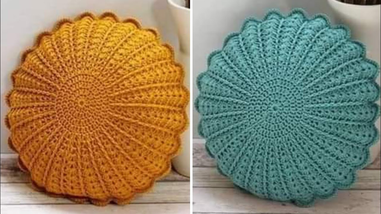 crochet cushion cover/how to make crochet cushion/crochet cushion ...