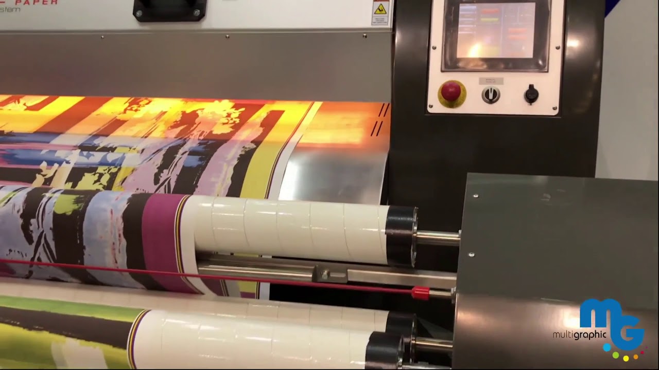 Nouvelle imprimante textile Aleph laForte - YouTube