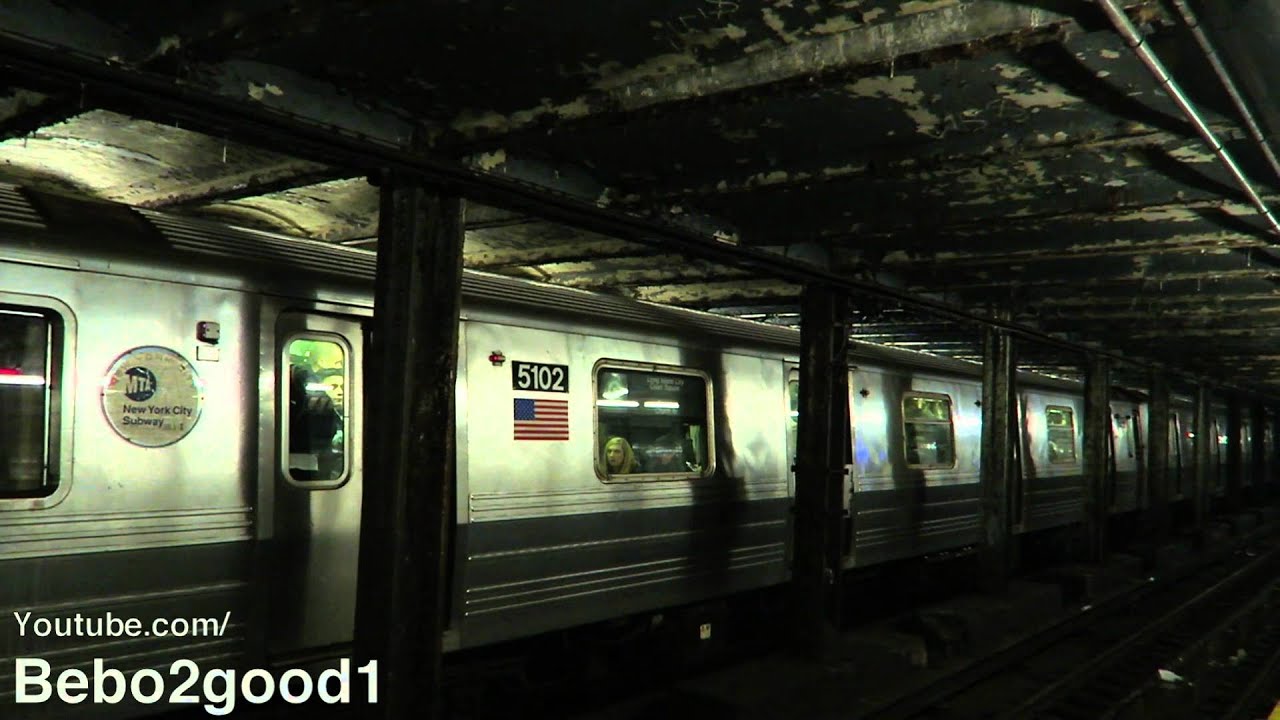 NYC Subway: IND R68A (G) Trains at Broadway (Bklyn) - 60FPS - YouTube