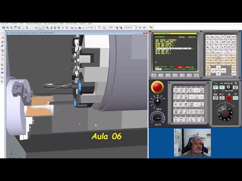 OPERAÇÃO DE TORNO CNC FANUC, PRESET DE FERRAMENTA INTERNA E EXECUÇÃO DE ...