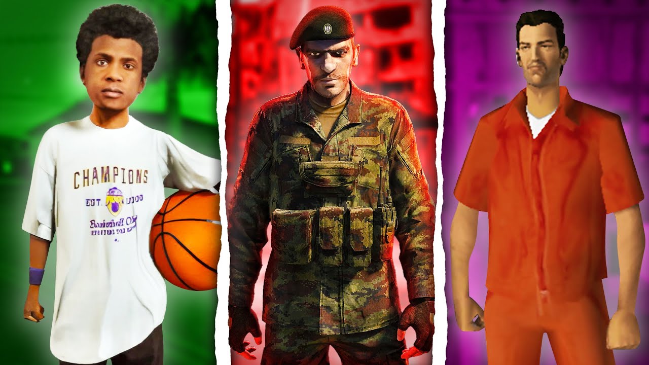 The Origins of Every GTA Protagonist - YouTube