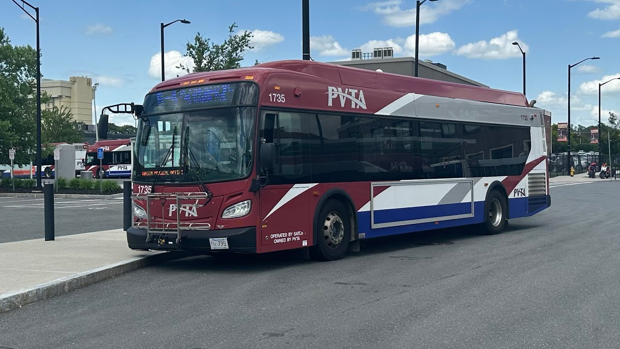 PVTA 2023 New Flyer Industries XD35 #1735 Ride on route B-4 - YouTube