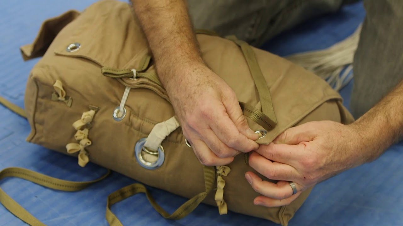 2 Packing RA 360 Main Parachute for DBSL,(RA-300 Thailand) - YouTube