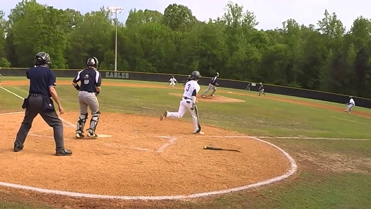 Spalding pitcher Carson Grant (#14) makes fantastic catch of line drive ...