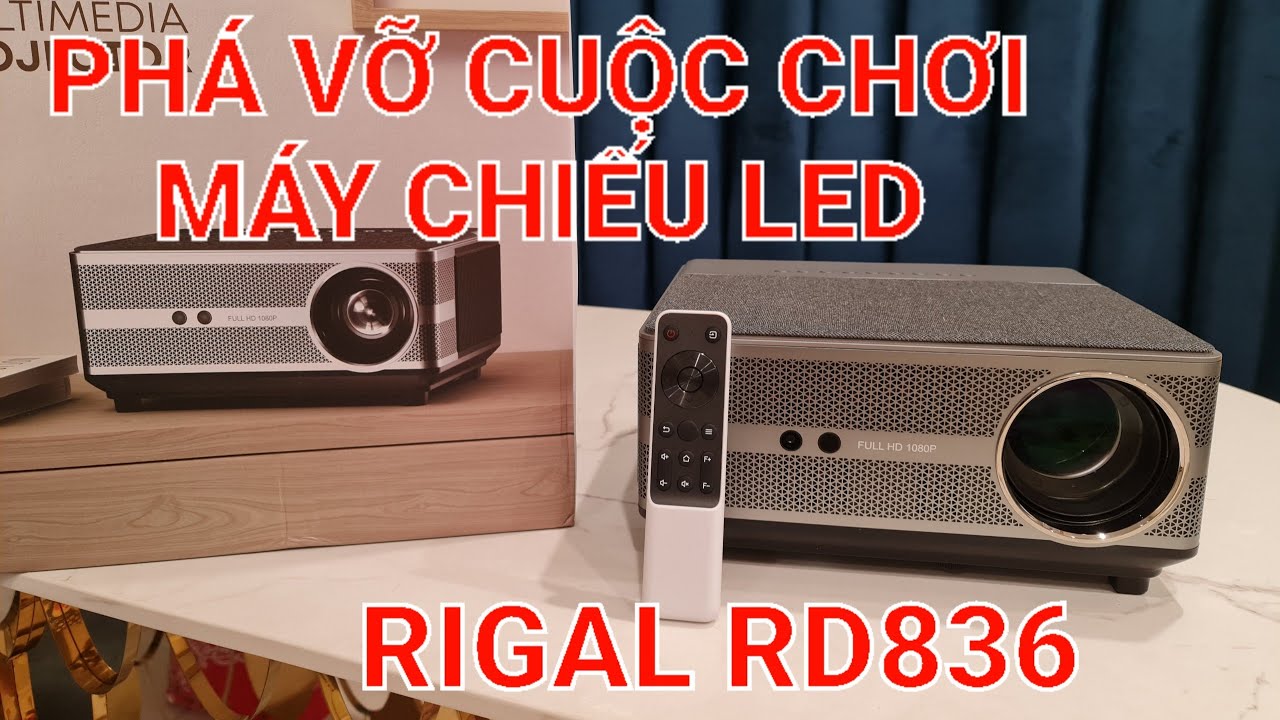 Máy chiếu Rigal RD836 (Yaber Ace K1) - 1000 Ansi lumens - Phá vỡ cuộc ...