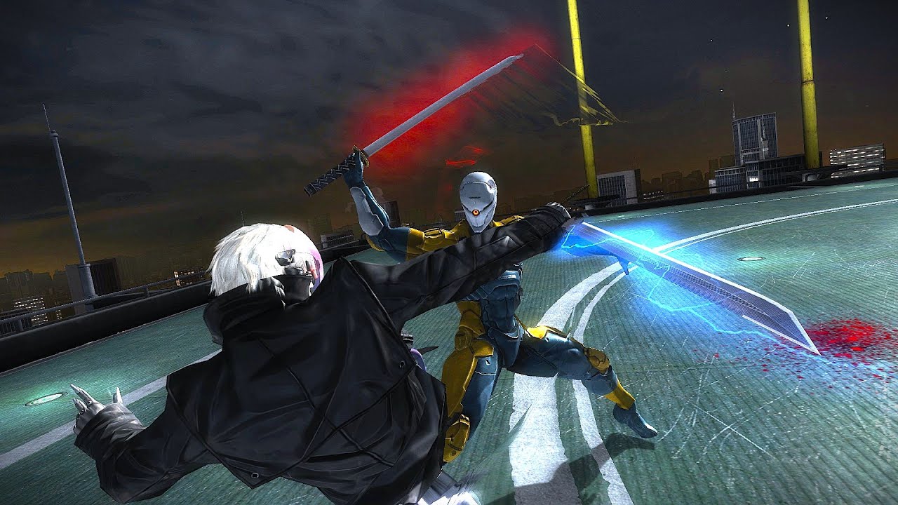 MGS4 Coat Raiden Vs Gray Fox - YouTube