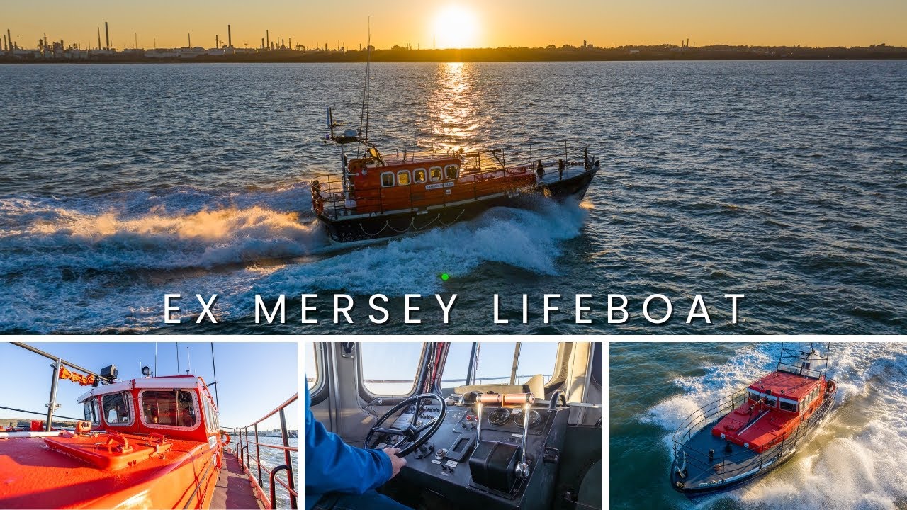 Ex RNLI Mersey Lifeboat - A Diverse Marine Refitted Lifeboat - YouTube